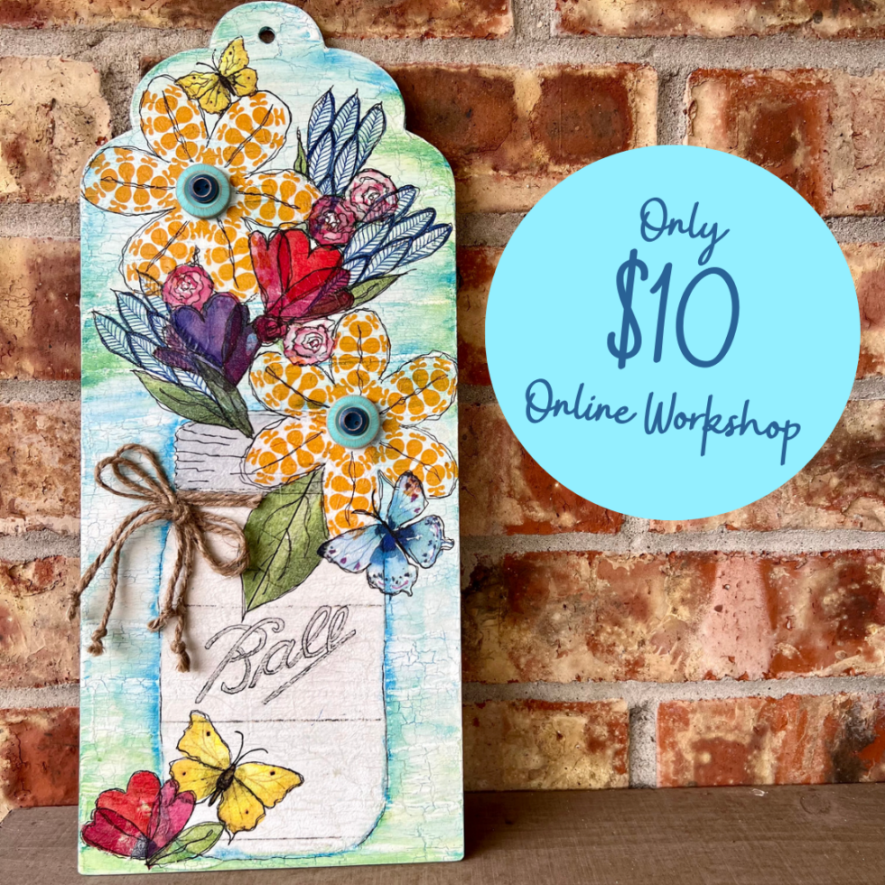 Napkin Art in Bloom | Miss Tracy Creates