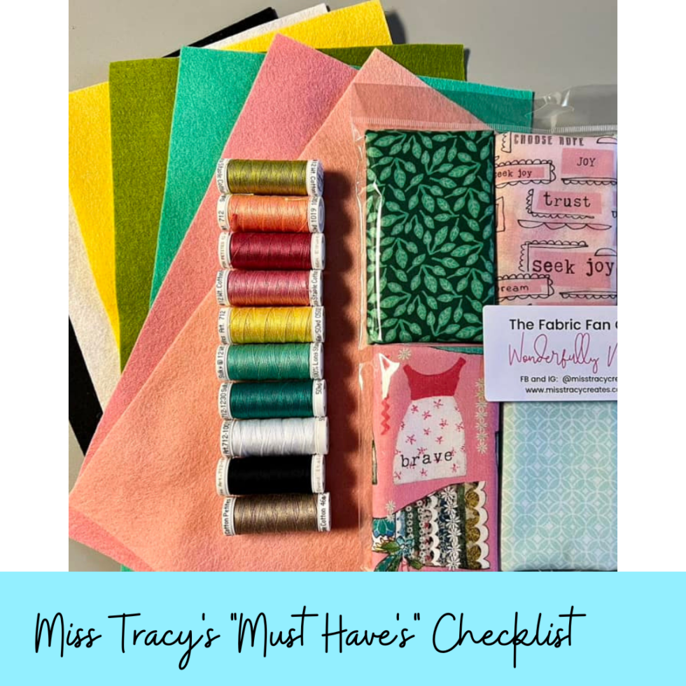 Free Style Hand Stitching Must Haves Checklist | Miss Tracy Creates