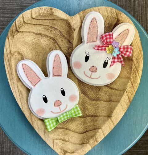 DIY Bunny Napkin Art | Miss Tracy Creates