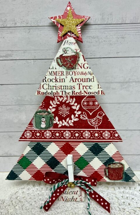 Diy Merry Napkin Tree Miss Tracy Creates