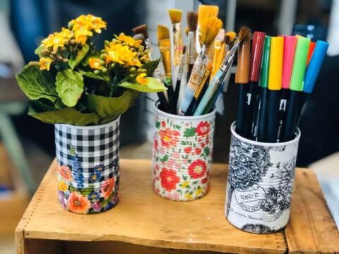 Upcycled Creative Containers | Miss Tracy Creates