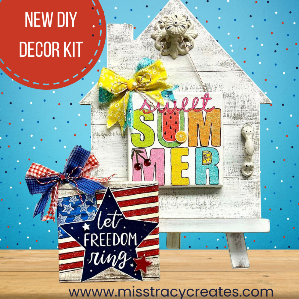 Summertime Fun with the Patriotic Summer Canvas Set | Miss Tracy Creates