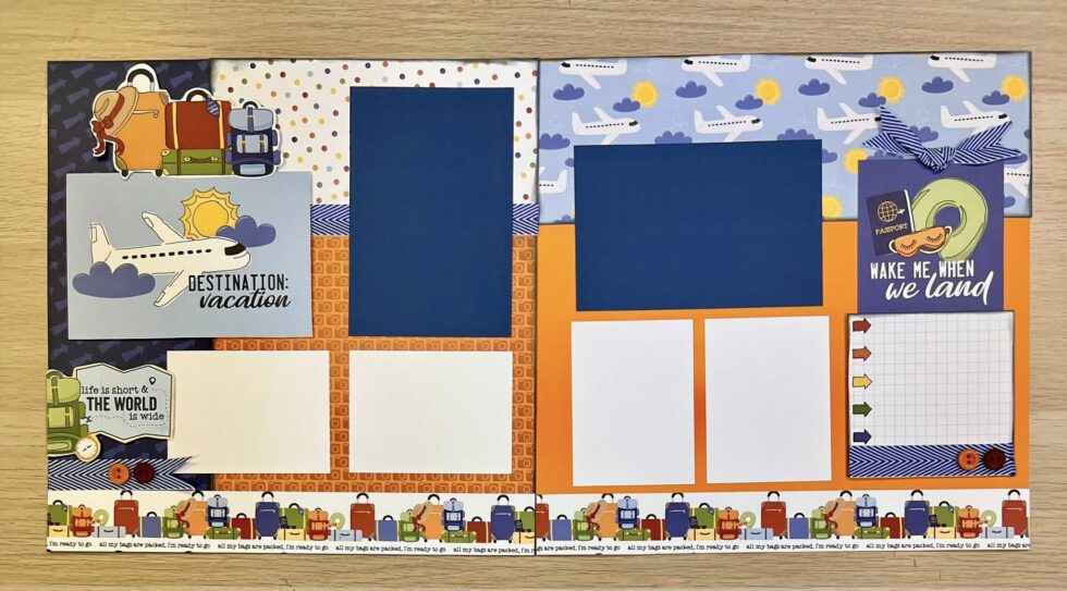Easy Travel Scrapbook Layout Tutorial | Miss Tracy Creates